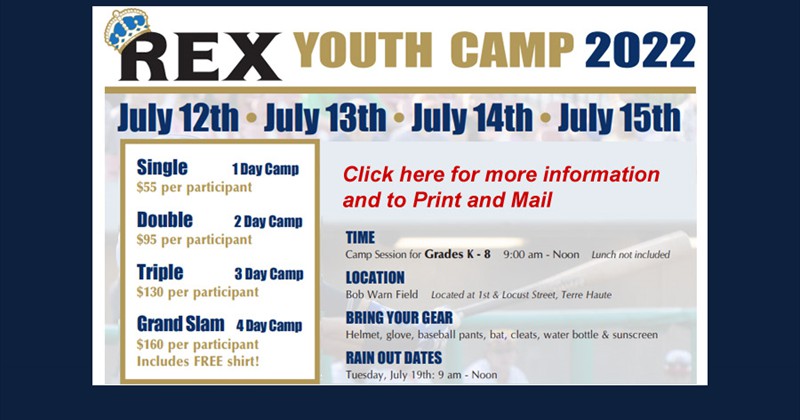 REX Baseball | Terre Haute Rex Indiana summer baseball